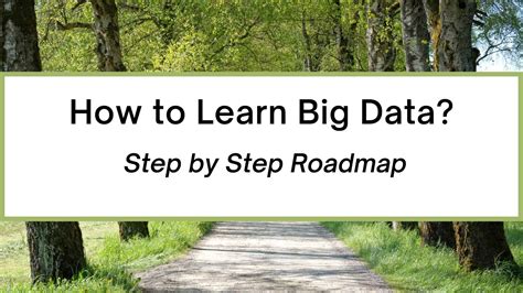 how to learn big data step by step [resources included]