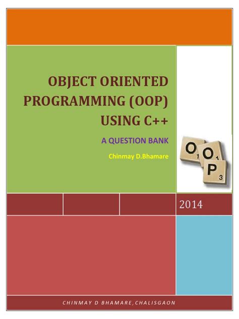 object oriented programming oop using c a question bank pdf array data structure