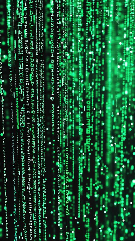 Matrix Digital Rain Green Code Screen Binary Code Wallpaper Matrix