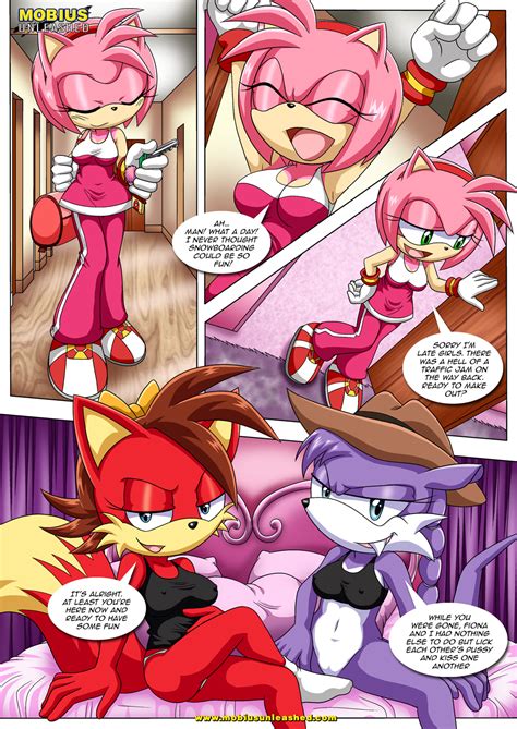 Xbooru Amy S Secret Amy Rose Archie Comics Bbmbbf Comic Fiona Fox