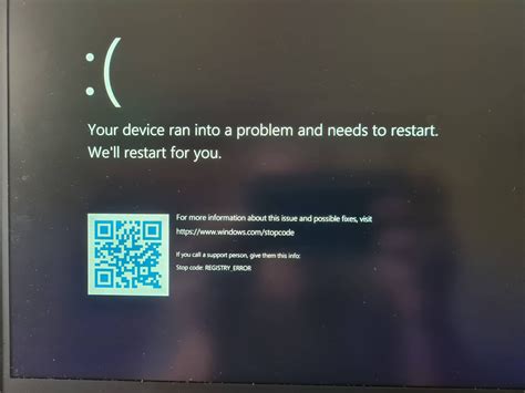 windows 11 your device ran into a problem and needs to restart well microsoft community