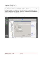 NETW230 W7 Lab Report Docx NETW230 Week 7 Lab Report This Document