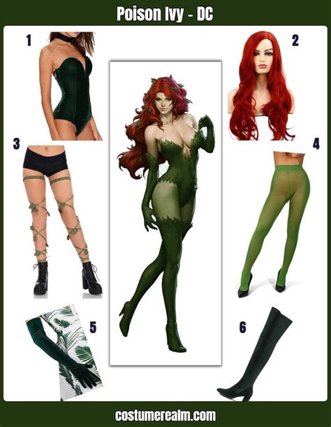 How To Dress Like Poison Ivy Costume Guide For Cosplay And Halloween Poison Ivy Halloween