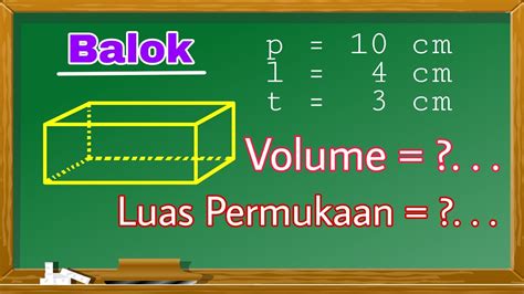 cara menghitung volume balok dengan mudah dan tepat bicara fakta