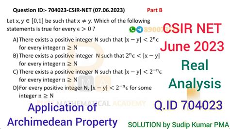 csir net june 2023 real analysis solution q id 704023 net june 2023 maths solution by pma