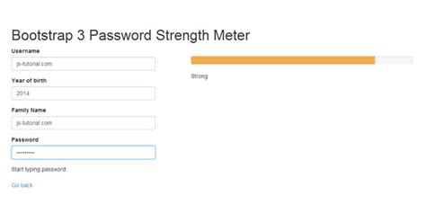 how to create a password strength meter using jquery