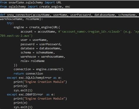 inserting data into snowflake using sqlalchemy by somnath roy medium