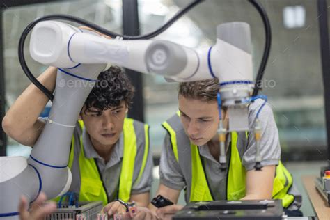 Trainees Focus On Robot Arms Automation Programs And Essential Skills