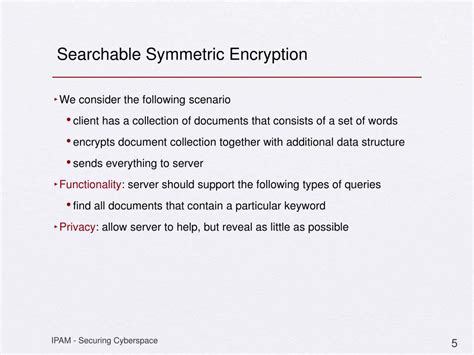 ppt searchable symmetric encryption improved definitions and efficient constructions
