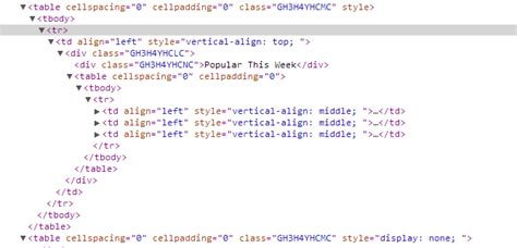 html table code with css decoration examples