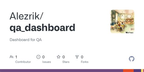 GitHub Alezrik Qa Dashboard Dashboard For QA
