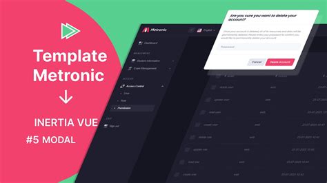 Integrasi Template Metronic Dengan Inertia Vue Bootstrap Modal