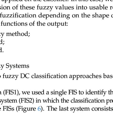 block diagram of the fuzzy classification system download scientific diagram