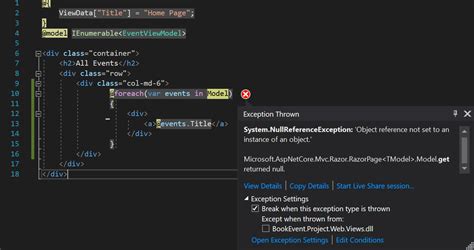 System Nullreferenceexception Object Reference Not Set To An Instance
