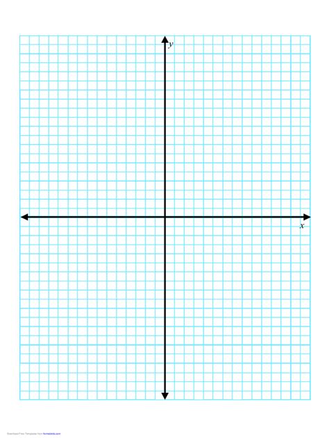 graph paper printable with axis