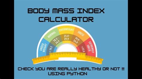 How To Calculate Body Mass Index Using Python BMI Calculator VR