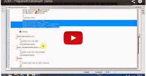 java ee jdbc preparedstatement demo