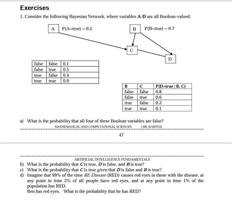 solved exercises 1 consider the following bayesian network