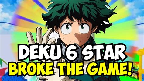 NEW CODE Deku 6 Star Is The NEW BEST UNIT In ALL STAR TOWER DEFENSE