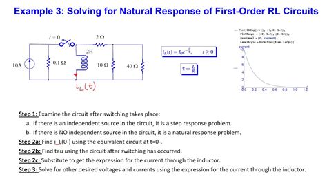 Example 3 Solving For Natural Response Of An RL Circuit YouTube