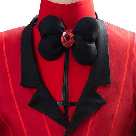 Hazbin Hotel Alastor Cosplay Costume Adult Halloween Outfit Wig Full Set Ebay