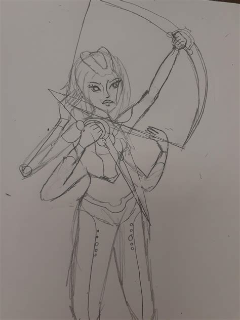 I Just Did A Very Rough Sketch Of Princess Aja Tarron From 3 Below I Made Her Slightly Older