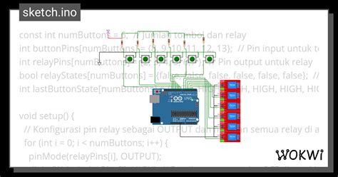 PENGENDALI GRUPING 1 ZINTAK Wokwi ESP32 STM32 Arduino Simulator
