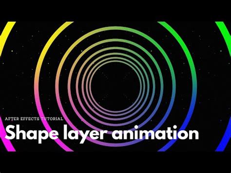 Shape Layer Animation After Effects Tutorial MethodMotion