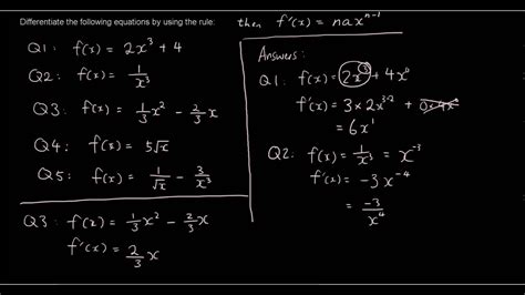 calculus lesson 2 part 2 differentiation practice questions youtube