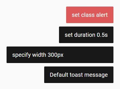 Simple Android Like Jquery Toasts Plugin Toast Js Jquery Plugin