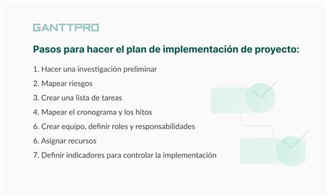 Cómo hacer un plan de implementación de un proyecto
