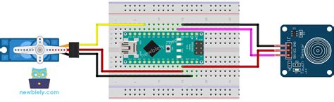 아두이노 나노 터치 센서 서보 모터 Arduino Nano Touch Sensor Servo Motor