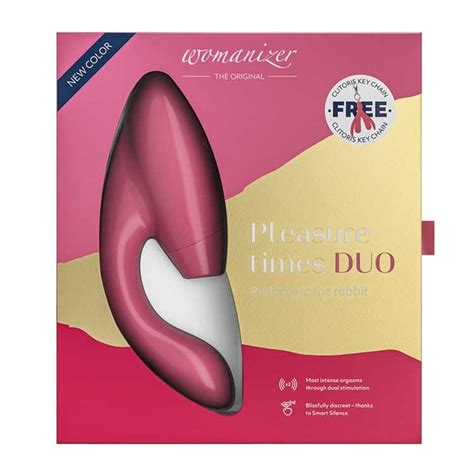 Womanizer Duo G Spot And Clitoral Sucking Vibrator Raspberry Orgasmic Deals
