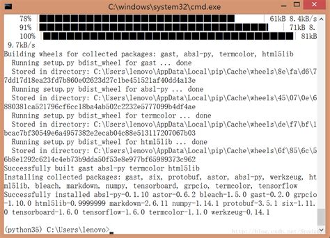 安装python3 5和tensorflow中遇到的问题 python3 5 tensorflow 安装失败 csdn博客