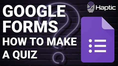 How To Create A Quiz In Google Forms Full Tutorial YouTube