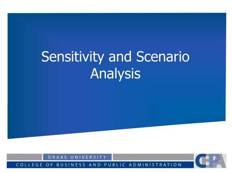 ppt sensitivity and scenario analysis powerpoint presentation free download id 6811416