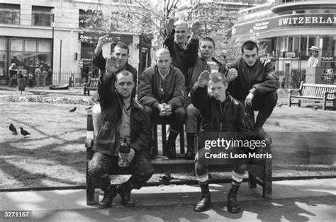 Group Of Skinhead Stock Fotos Und Bilder Getty Images