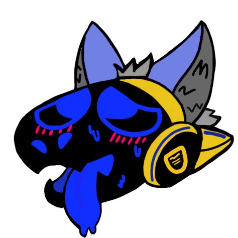 The Big Imageboard Tbib Anthro Blue Body Blue Eyes Blue Fur Blue Mouth Blue Tongue Blush