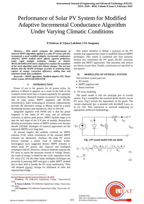 pdf performance of solar pv system for modified adaptive dokumen tips