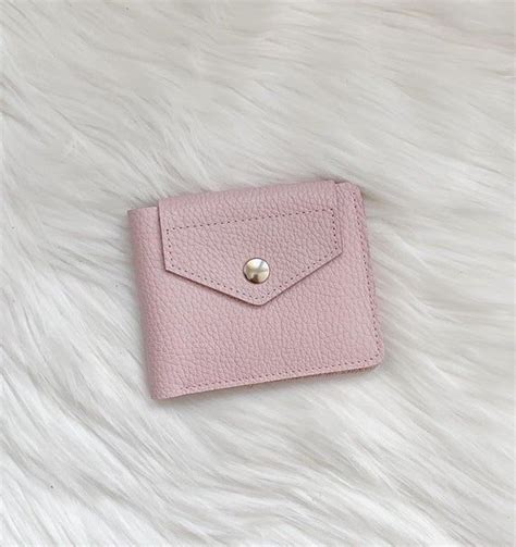 Pink Leather Wallet For Women In 2021 Wallets For Women Minimalist Wallets Women Pink