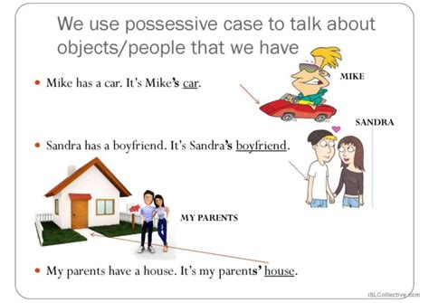 Possessive Case Rules And Practice English ESL Powerpoints
