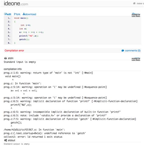 multiple pre increment post increment in expression of c language element14 community