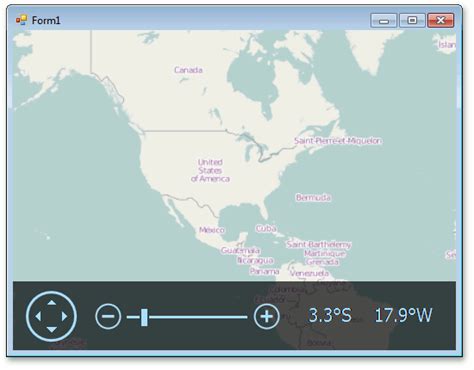 how to create a map control at runtime winforms contr
