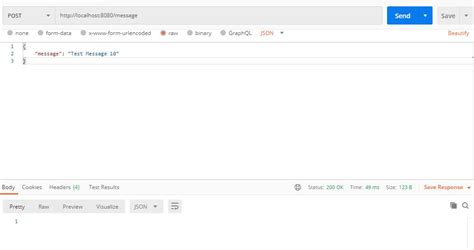 spring boot why rest end point is not showing any json data while using post method in postman