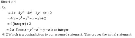 [math] use proof by contradiction to prove that if a and b are odd integers then 4 nmid