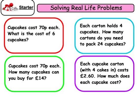 ks4 maths solving real life problems teaching resources