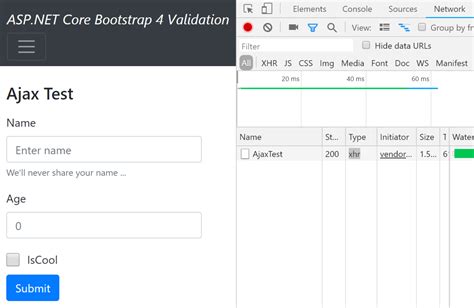asp core mvc ajax form requests using jquery unobtrusive software engineering