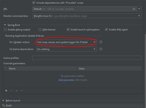 Java IntelliJ IDEA Spring Boot Hot Reload On Manual Save Stack