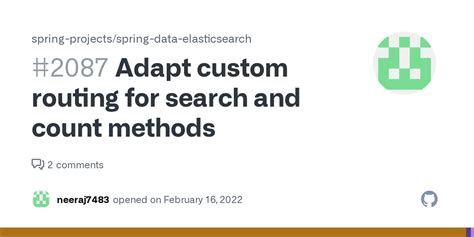 adapt custom routing for search and count methods · issue 2087 · spring projects spring data