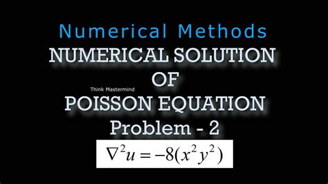 numerical sol of poisson equation eg problem2 solution for poisson eqn by finite difference